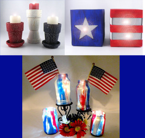 Three Easy DIY Patriotic Lanterns