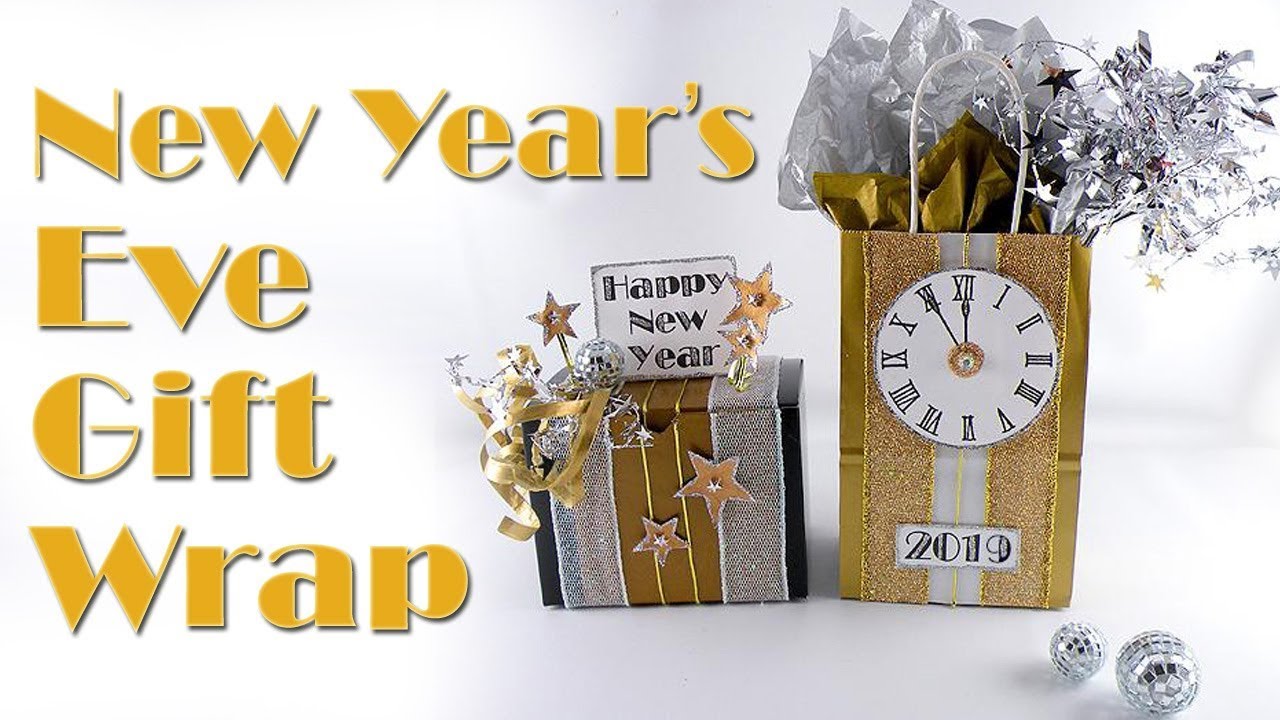 DIY New Year's Eve Gift Wrap - Gina Tepper