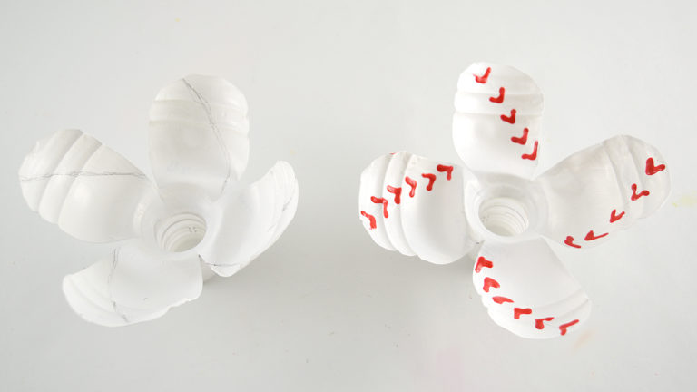 Amazingly Easy DIY Baseball Flowers (From Reused Items) - Gina Tepper
