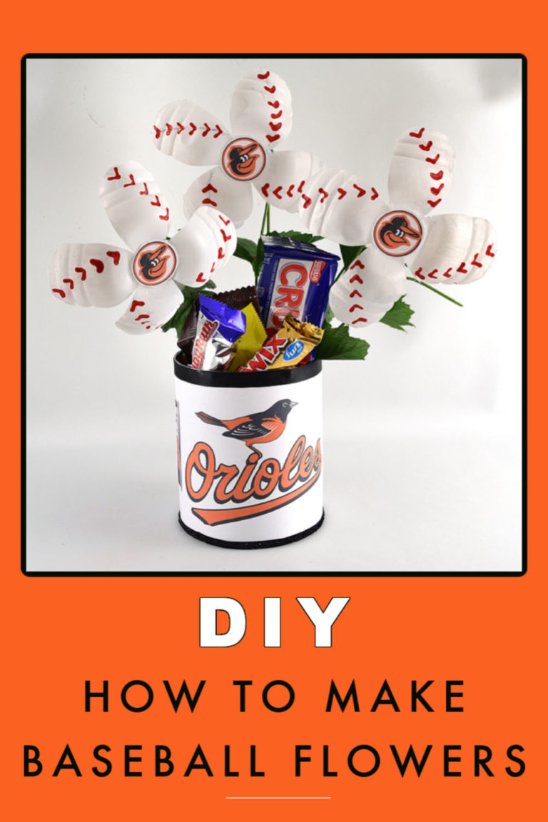 Amazingly Easy DIY Baseball Flowers (From Reused Items) - Gina Tepper