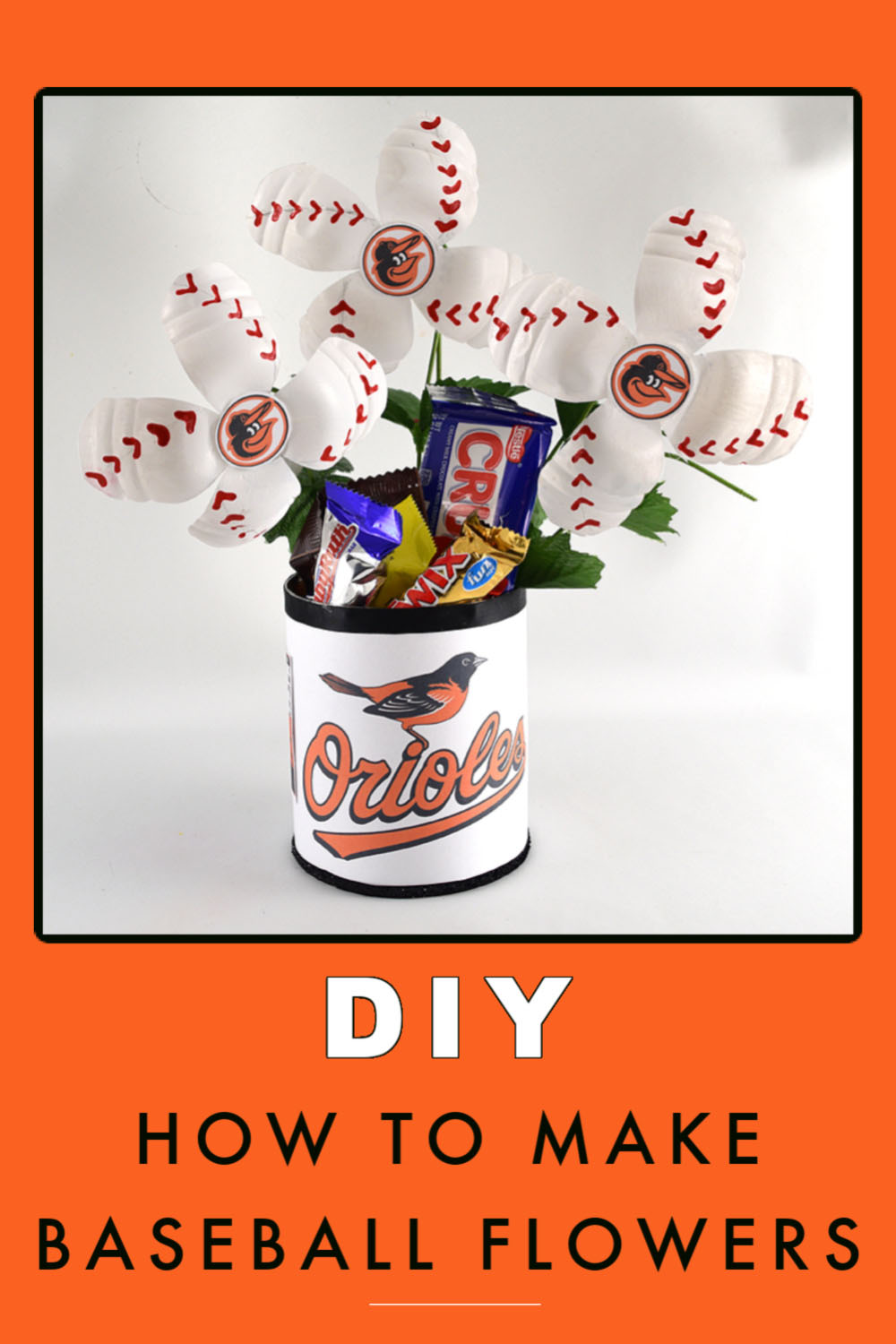Amazingly Easy DIY Baseball Flowers (From Reused Items) - Gina Tepper