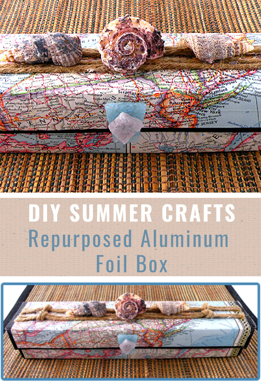 Repurposed Aluminum Foil Box - Gina Tepper