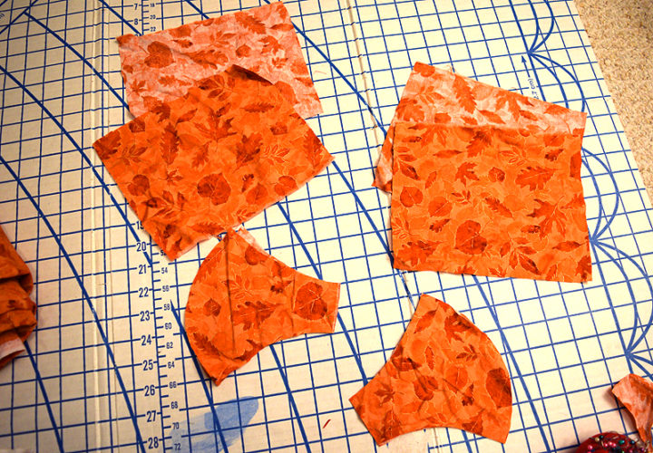 DIY Fabric Face Mask Autumn Style (Free Printable Pattern) - Gina Tepper