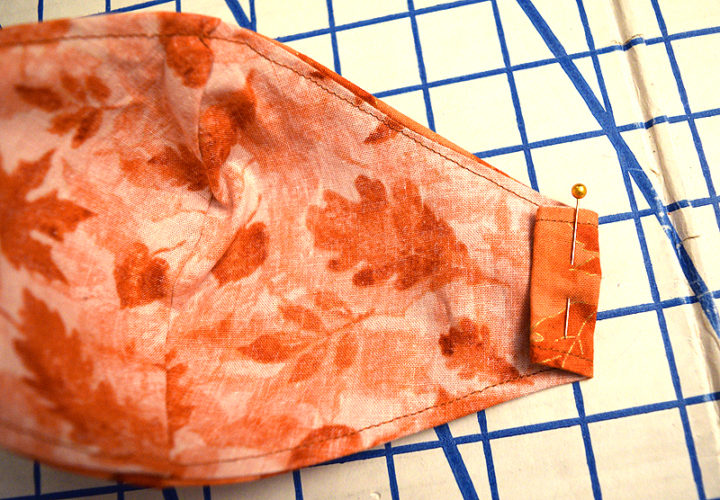 DIY Fabric Face Mask Autumn Style (Free Printable Pattern) - Gina Tepper