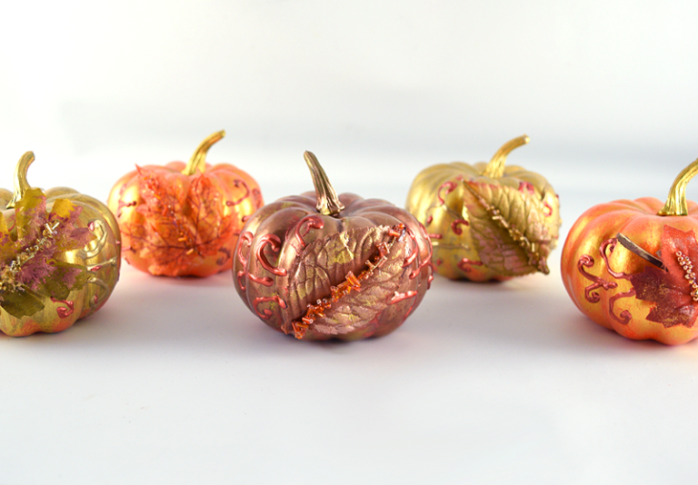 How to Decorate Mini Pumpkins (Pumpkin Decorating Ideas) - Gina Tepper