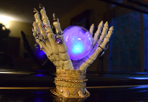 How to Make a DIY Crystal Ball and Base (Dollar Store DIY) - Gina Tepper