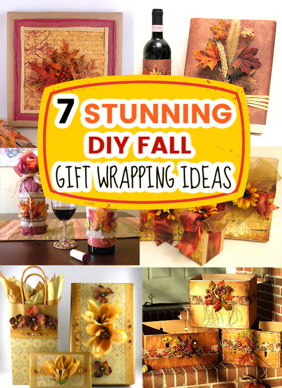 7 Stunning DIY Fall Gift Wrapping Ideas - Gina Tepper