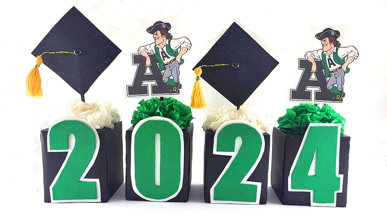 DIY Graduation Centerpiece (Step-by-Step Instructions)