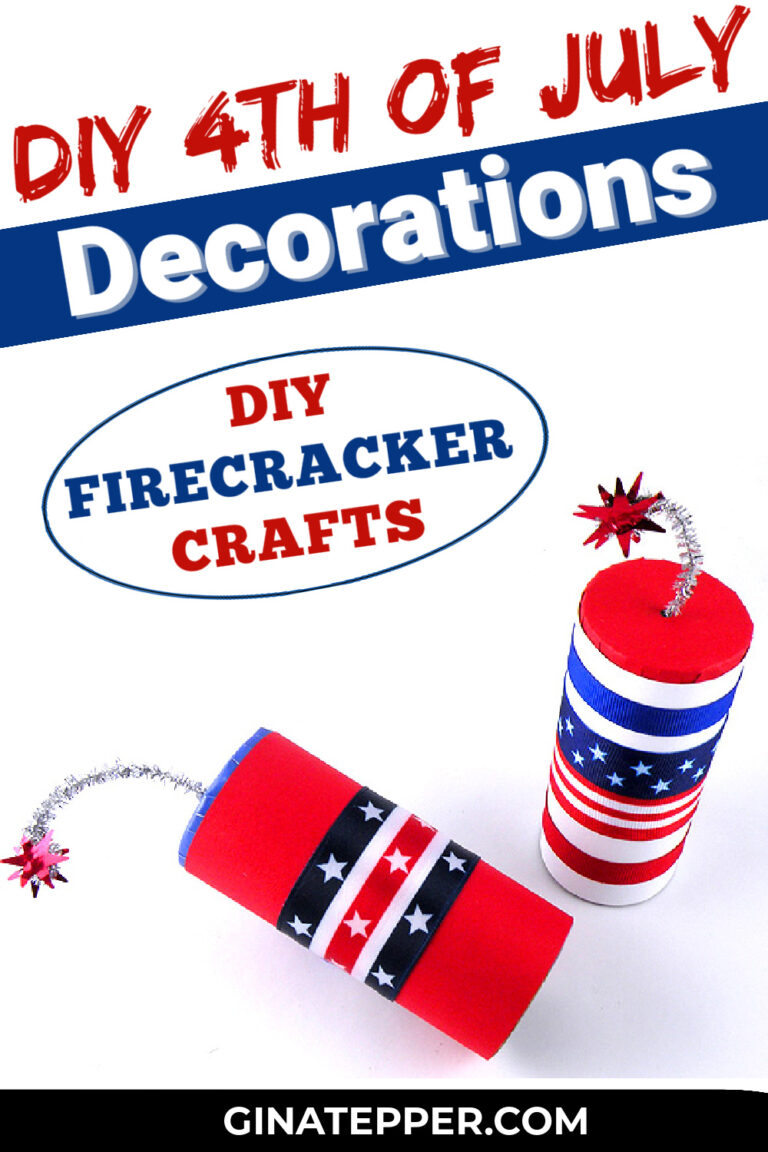 DIY Firecracker Decorations {Bubble Wrap Firecrackers}